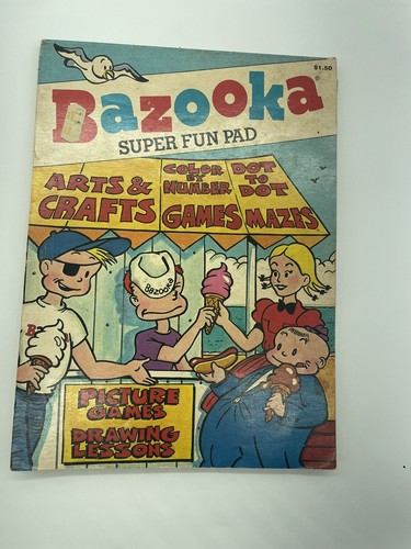 Vintage Bazooka Joe Super Fun Pad, 1983 | eBay