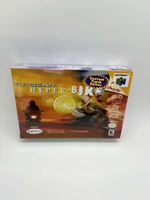 N64 Nintendo 64 TOP GEAR HYPERBIKE New Factory Sealed Game Hyper Bike ...