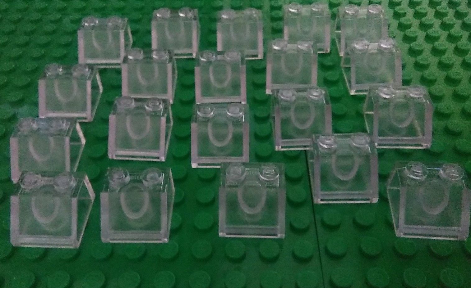 LEGO 20 CLEAR 2x2 SLOPE BRICKS | eBay UK