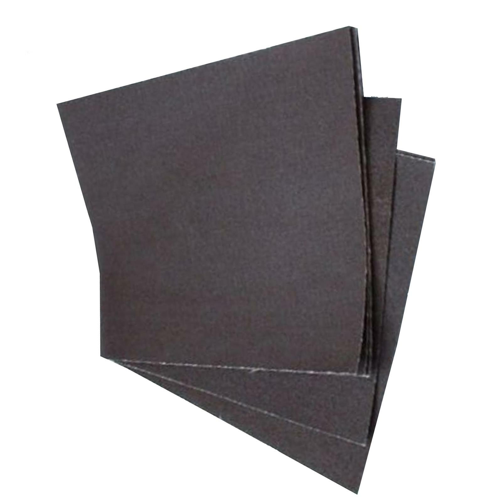 Emery Cloth Abrasive Sandpaper Sheets 230x280mm 60 100 150 Grit 10 Pack ...