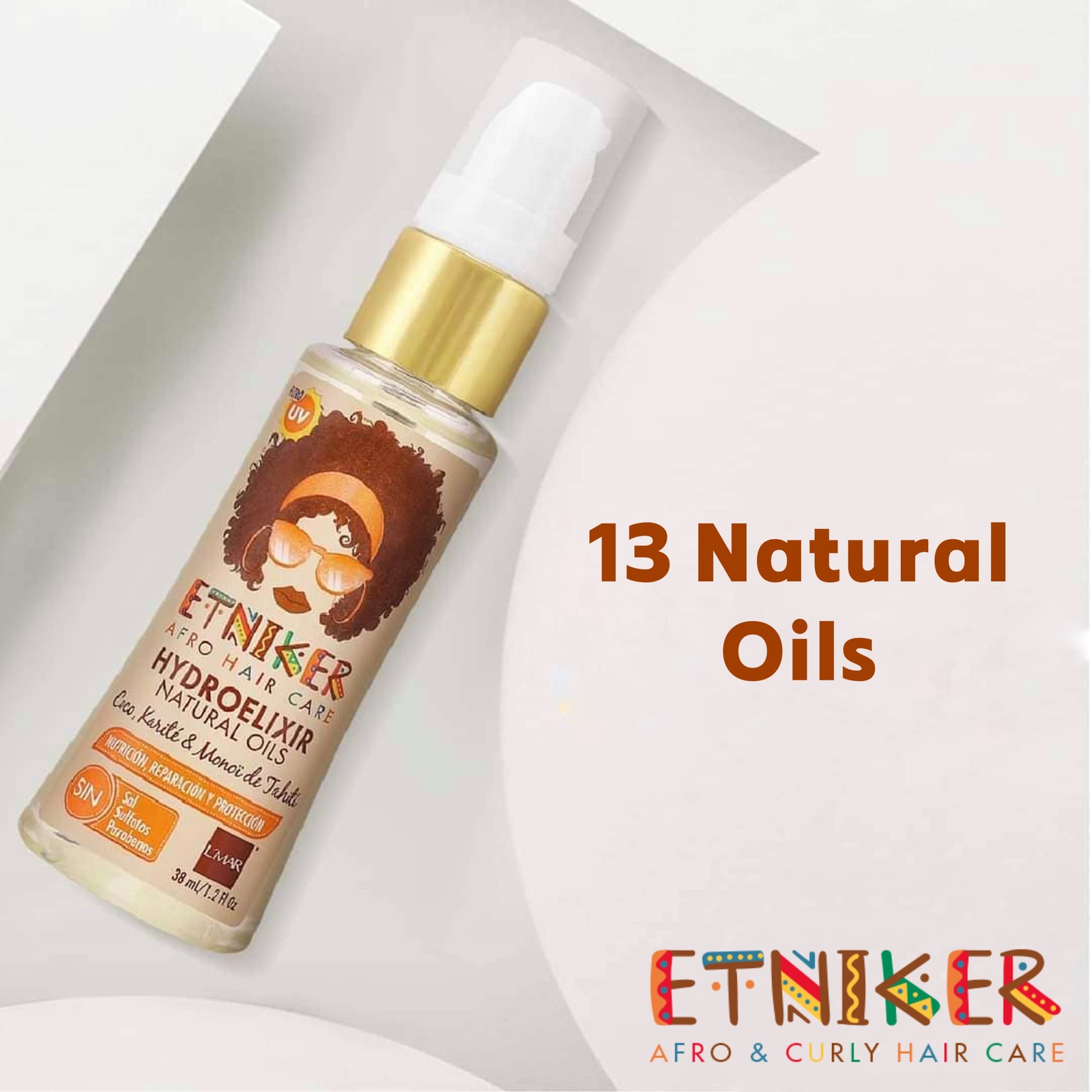 ETNIKER Afro-textured, Curly & Wavy Hair Define Kit | Gel, Hydroelixir ...