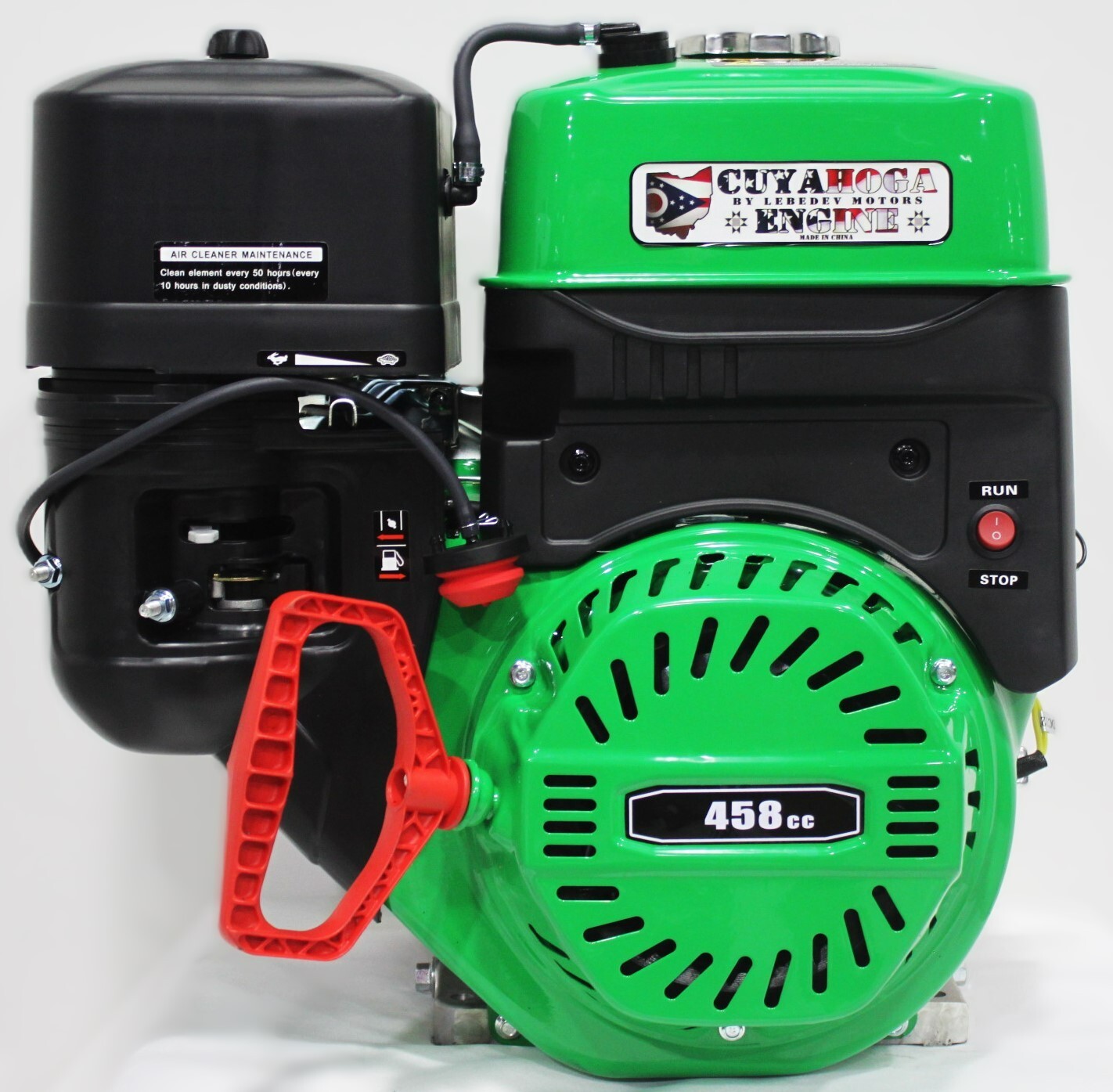 CUYAHOGA ENGINE 18HP 460cc 1" Recoil Start GENERATOR 16A/200W GAS GO ...
