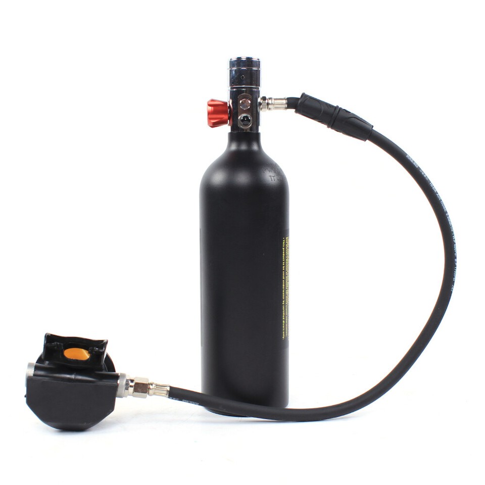 Mini Scuba Diving Tank Kit 1 L Oxygen Tank with Pump Equipment ...