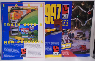 VINTAGE LIFE-LIKE MODEL TRAIN 1997 & 1998 DEALERS CATALOGS | eBay