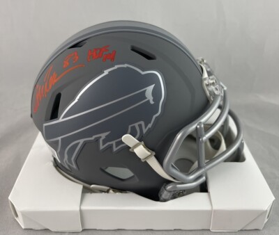 ANDRE REED “HOF 14” SIGNED AUTOGRAPHED BUFFALO BILLS SLATE MINI HELMET ...
