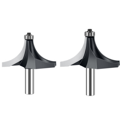 3.17mm-36mm Radius Forming Round Over Edge Router Bit 12mm Shank Cutter ...