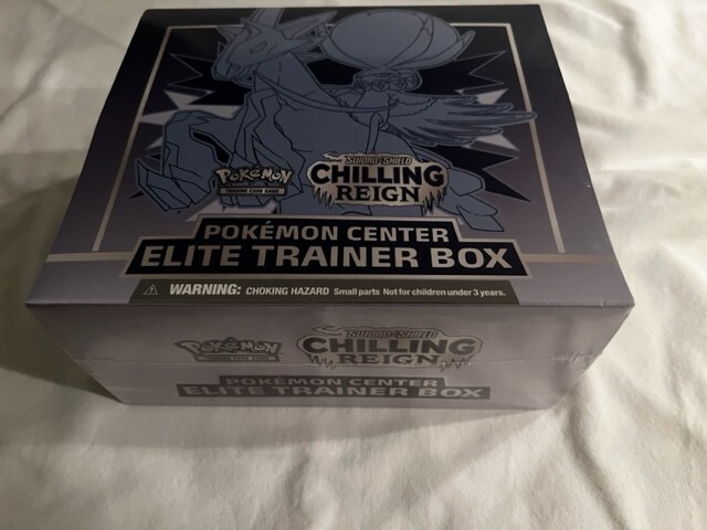ERROR Pokemon Center Exclusive ETB - Chilling Reign with Legendary Bird ...