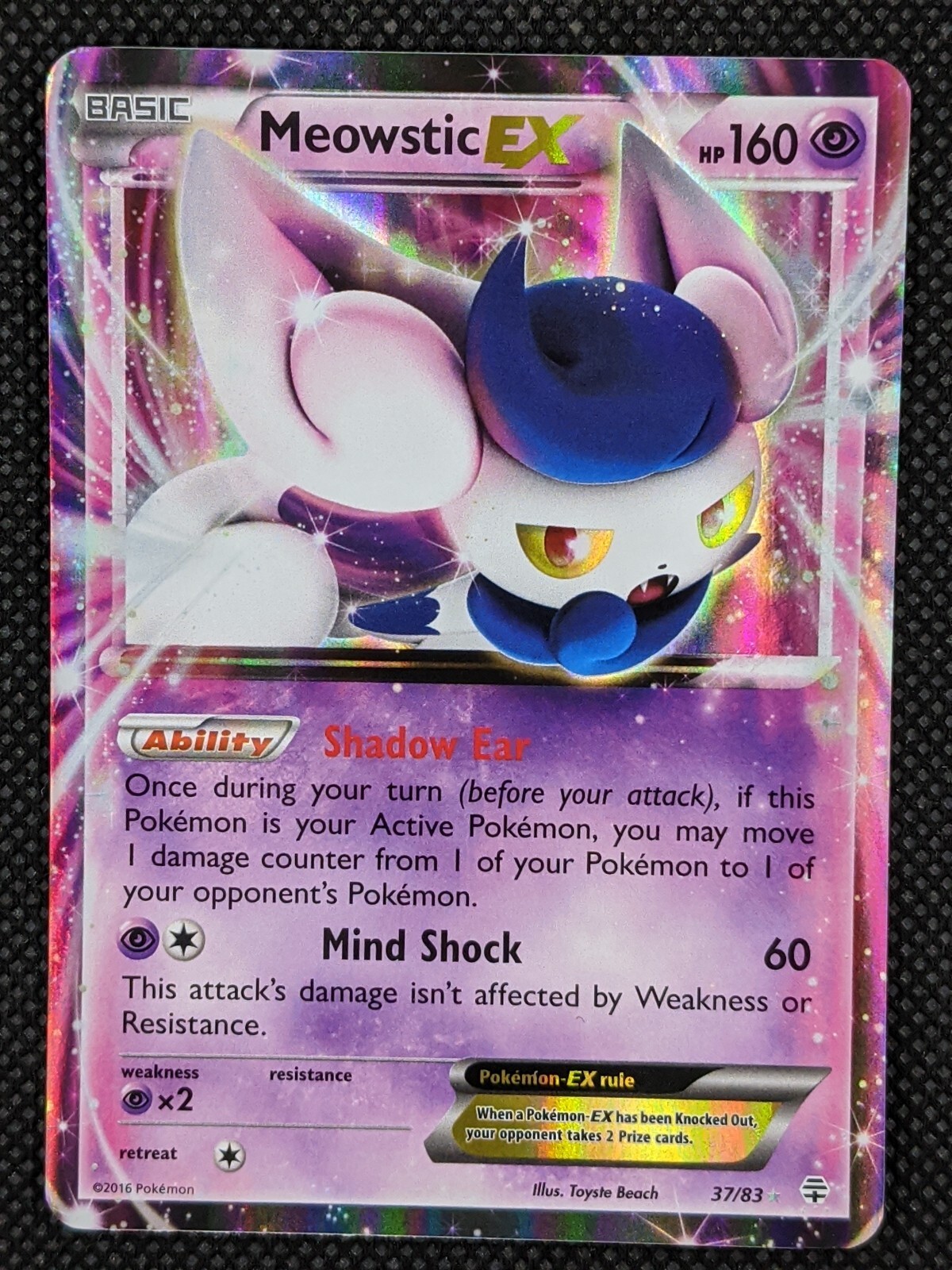 Pokemon TCG Generations Holo ** Meowstic EX ** English (NM) | eBay