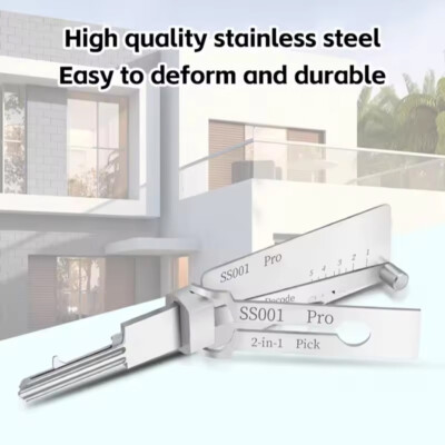 Key Decoder Perfect Match For Key Picking Hook Tool Stainless Steel ...