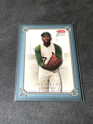 Vida Blue 2004 Fleer Greats of the Game Blue #23 048/500 | eBay