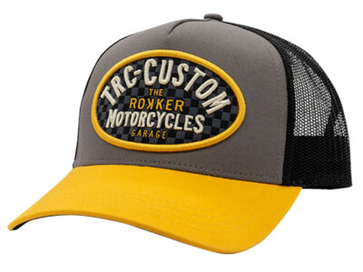 Rokker TRC Custom Basecap (schwarz/grau/gelb) | eBay.de