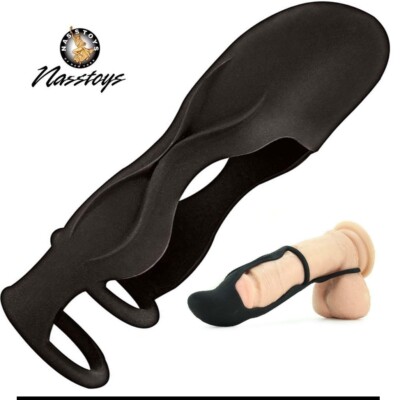 Mack Tuff Sleek Penis Sheath Silicone Sleeve Extension Men Enhancer ...