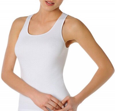 Maglia Intima Donna Nottingham Soffi Caldo cotone Canottiera spalla ...