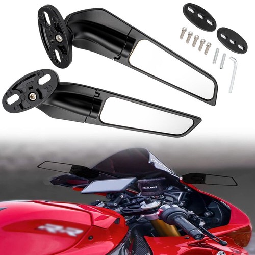For Kawasaki Ninja ZX12R 2000-2005 ZX14R Wind Swivel Wing Rearview ...