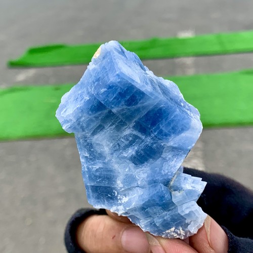 96G Natural Blue calcite Crystal Chunks Raw Mineral Specimens | eBay