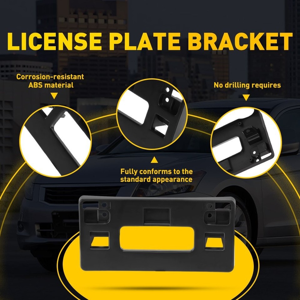 License Plate Bracket Holder Relocator Adapter For Honda Accord 2008 ...