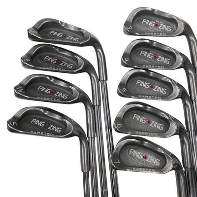 Ping Zing Stainless Red Dot Iron Set #3-9,W,S (9Clubs) /KT-M Steel ...
