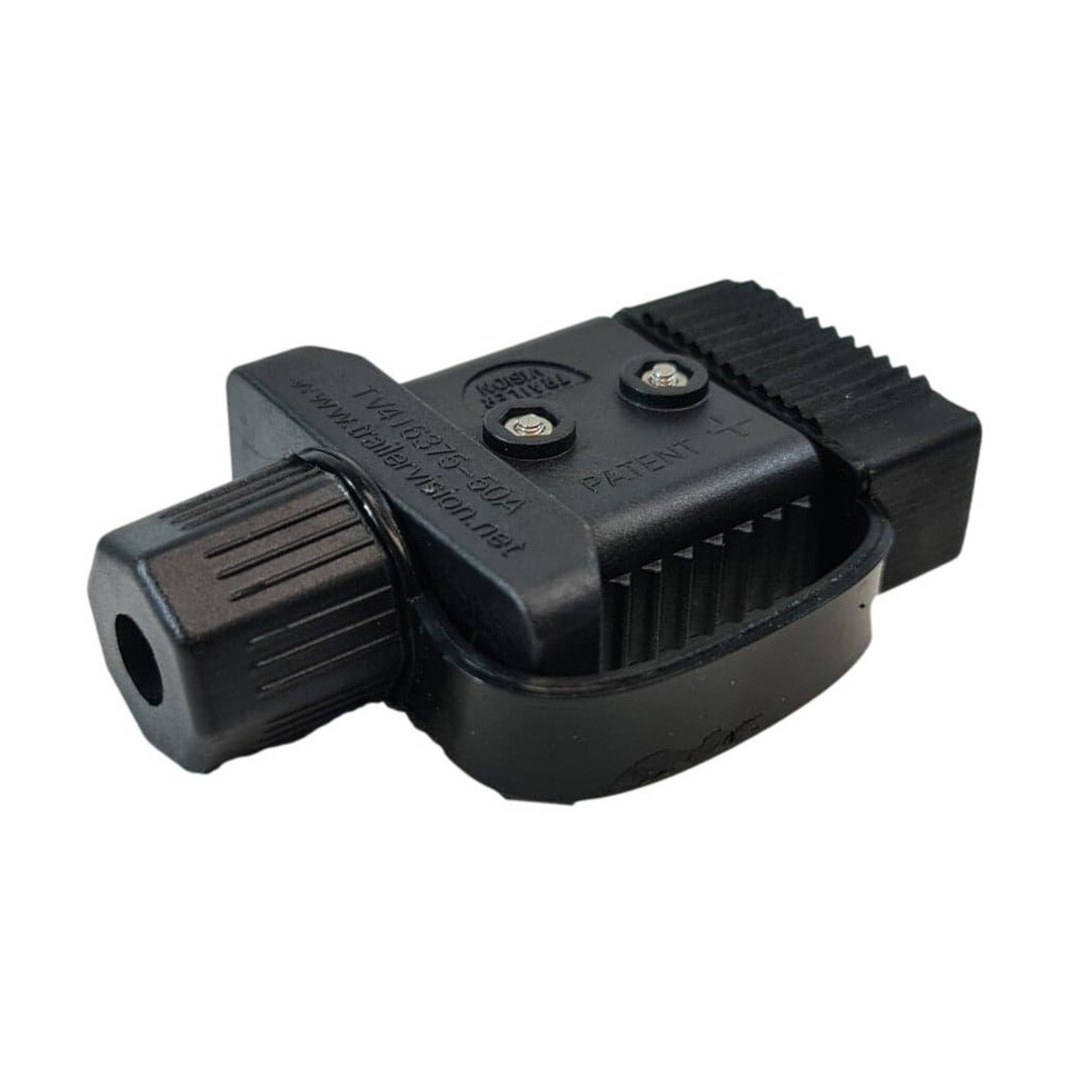 Trailer Vision 50 amp Anderson Plug Cover with Dust Cap Black | eBay
