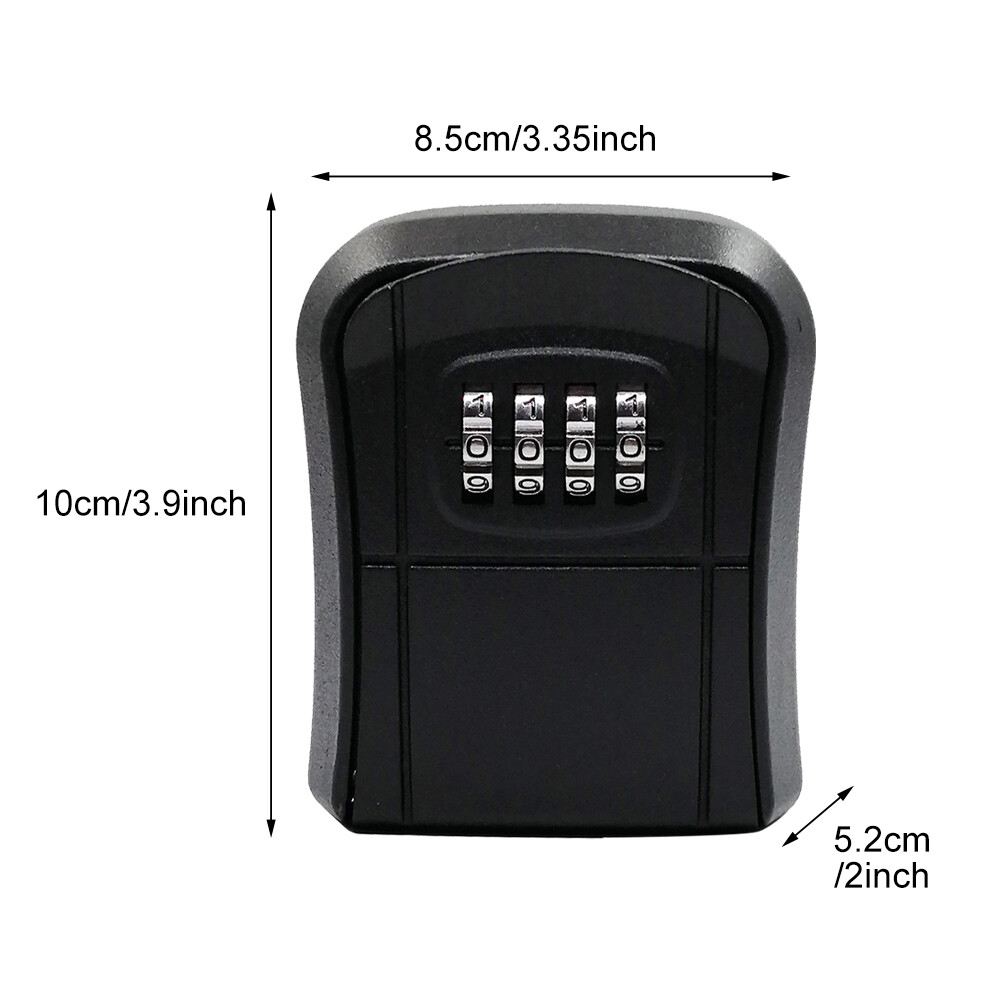 Garage Wall Mounted For Rentals High Security Code Key Safe Lock Box 4 ...