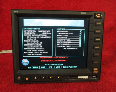 APOLLO MX20 MULTIFUNCTION DISPLAY AND CURRENT FAA FORM 8130.3 ...