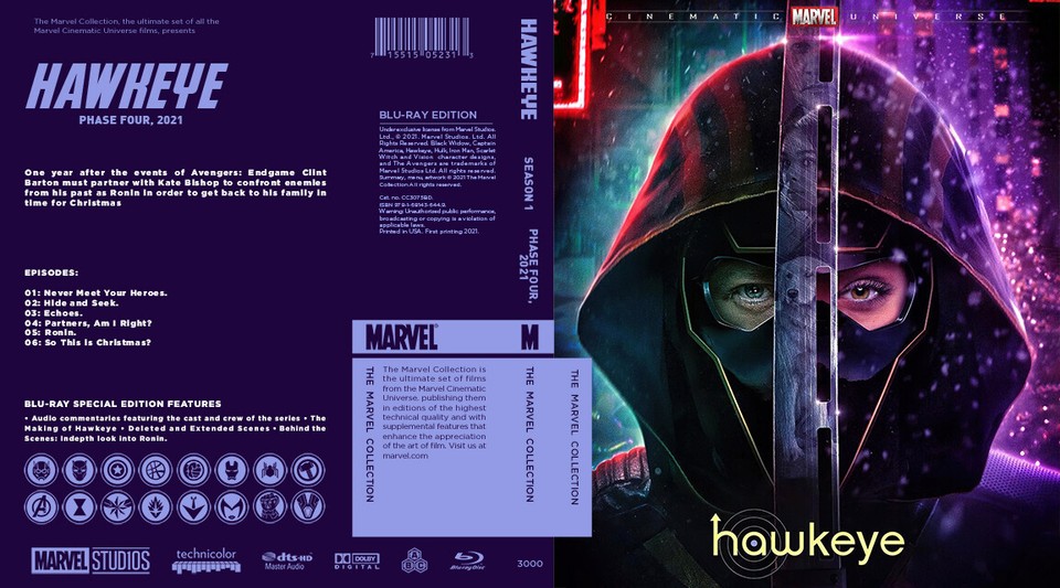 Custom MCU Replacements Blu-ray Cover W/ EMPTY 2-Disc Case - 2022 (No ...