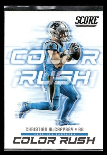 2018 Score #8 Christian McCaffrey Color Rush Carolina Panthers | eBay