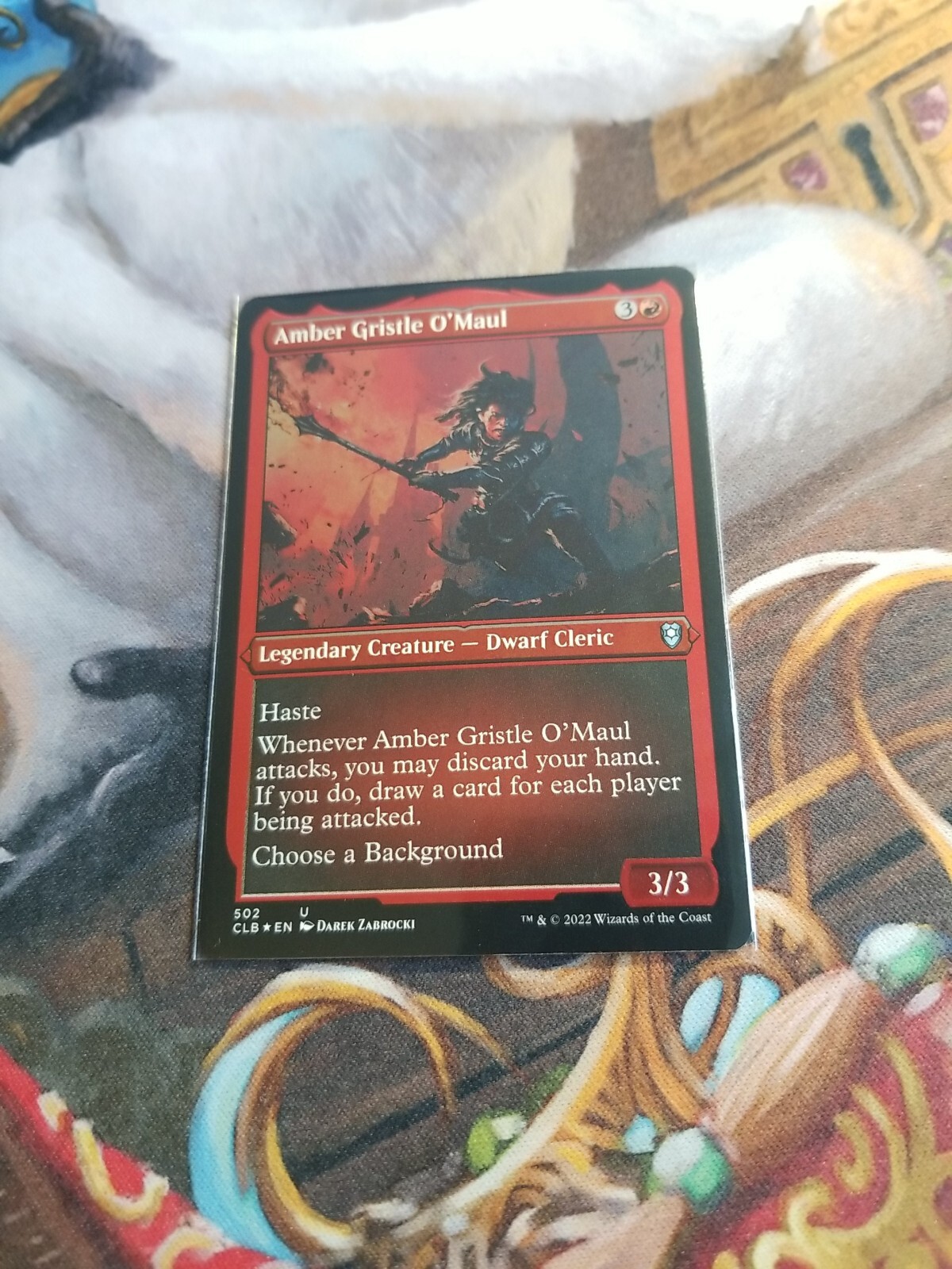 Amber Gristle O'Maul Foil Etched MTG Commander Legends: BFBG - Pack ...