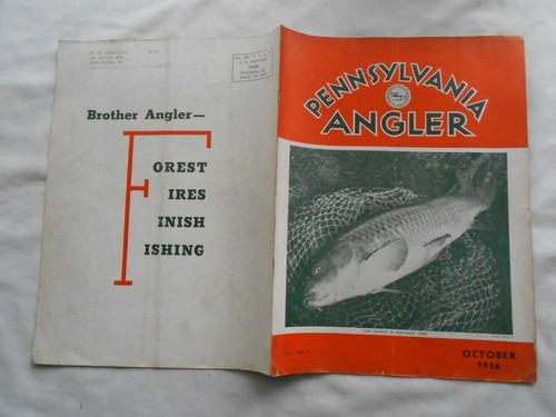 PENNSYLVANIA ANGLER Magazine-OCTOBER,1936 | eBay