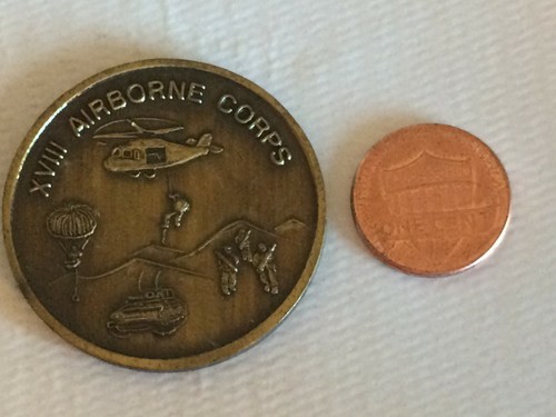 US Army 18th Airborne Corps XVIII Ft Bragg NC Challenge Coin | eBay