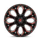 Set 4 20" Fuel D787 Assault 20x10 5x4.5 5x5 Matte Black Red Milled ...