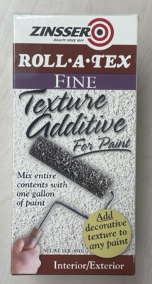 Zinsser Roll-A-Tex Fine Paint Texture Additive 1 lb. -Pack of 1 New Box ...