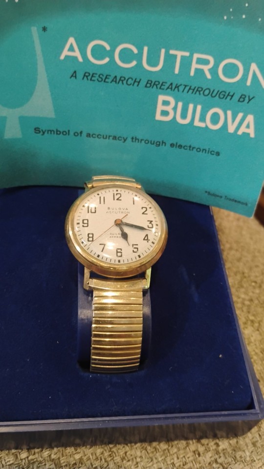 GORGEOUS 1967 BULOVA Accutron 214 Railroad Stainless Numbers Matching ...