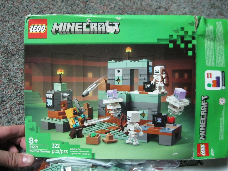 LEGO Minecraft The Trial Chamber Building Set 21271 used complete w ...