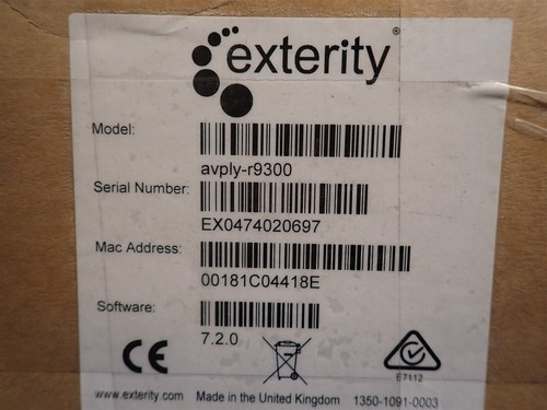 Exterity Avedia Player avply-r9300 Receiver with HDMI Out (G118) | eBay