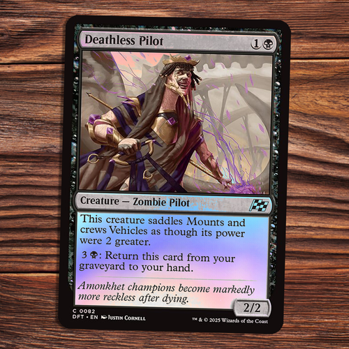 Deathless Pilot - FOIL - Aetherdrift - Magic the Gathering | eBay