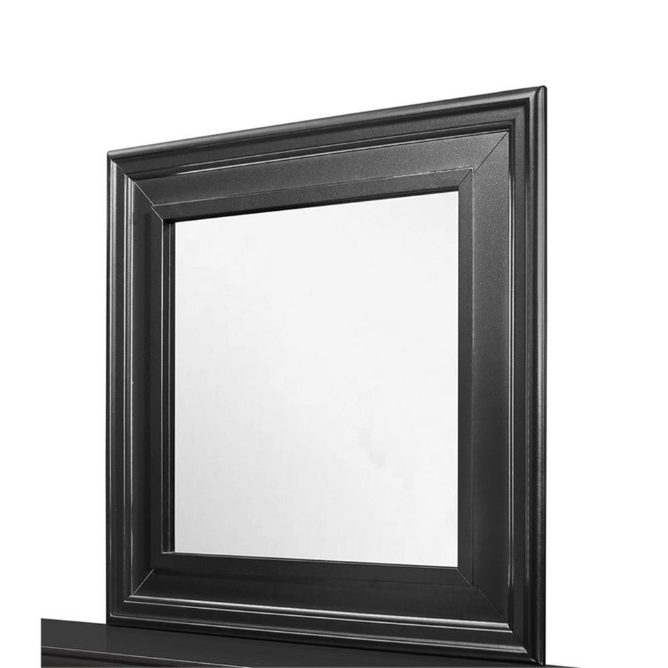 Global Furniture USA Pompei Wooden Large Scale Gray Mirror | eBay