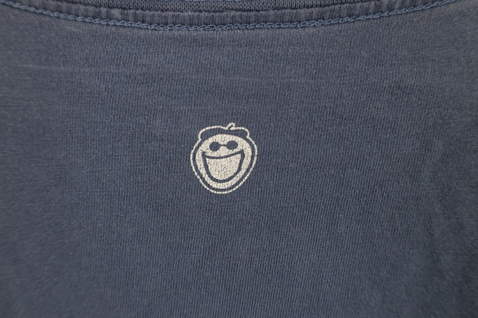 Life Is Good Vintage Womens L Faded Spell Out Bubble Bath T-Shirt Blue ...