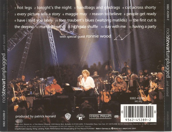 Rod Stewart – Unplugged ...And Seated CD O NO Case | eBay UK