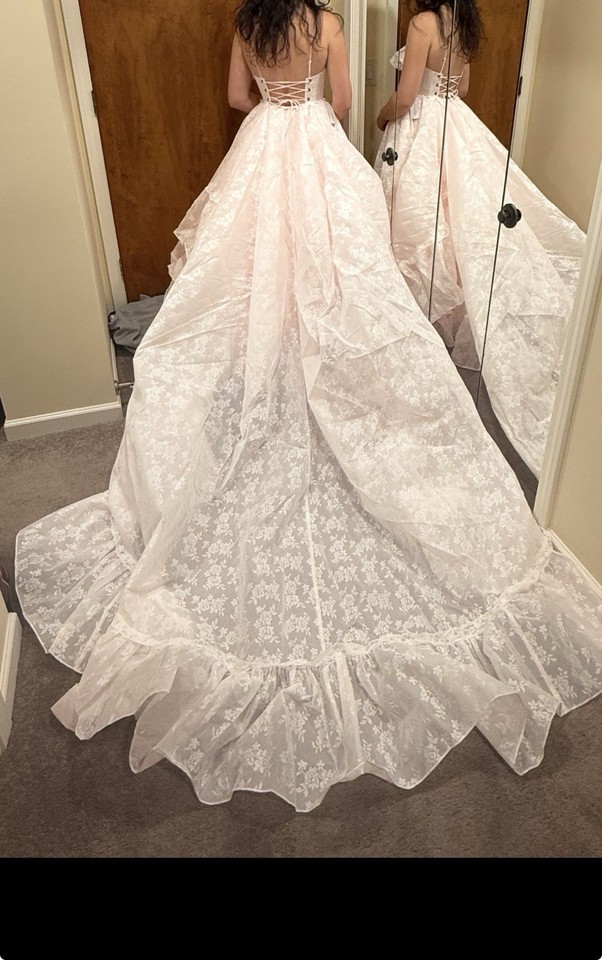 NWT The Pink Lace for Lover’s Gown Selkie Size XS Never Worn with Tags ...