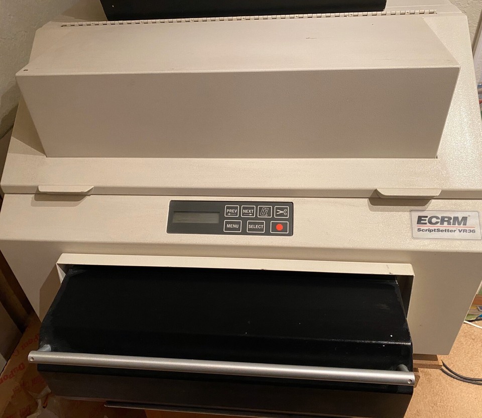 ECRM VR36 Imagesetter Film Output | eBay