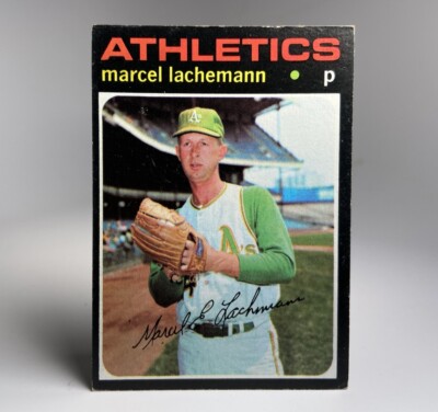 1971 Topps Marcel Lachemann Oakland Athletics #84 EX-MT | eBay