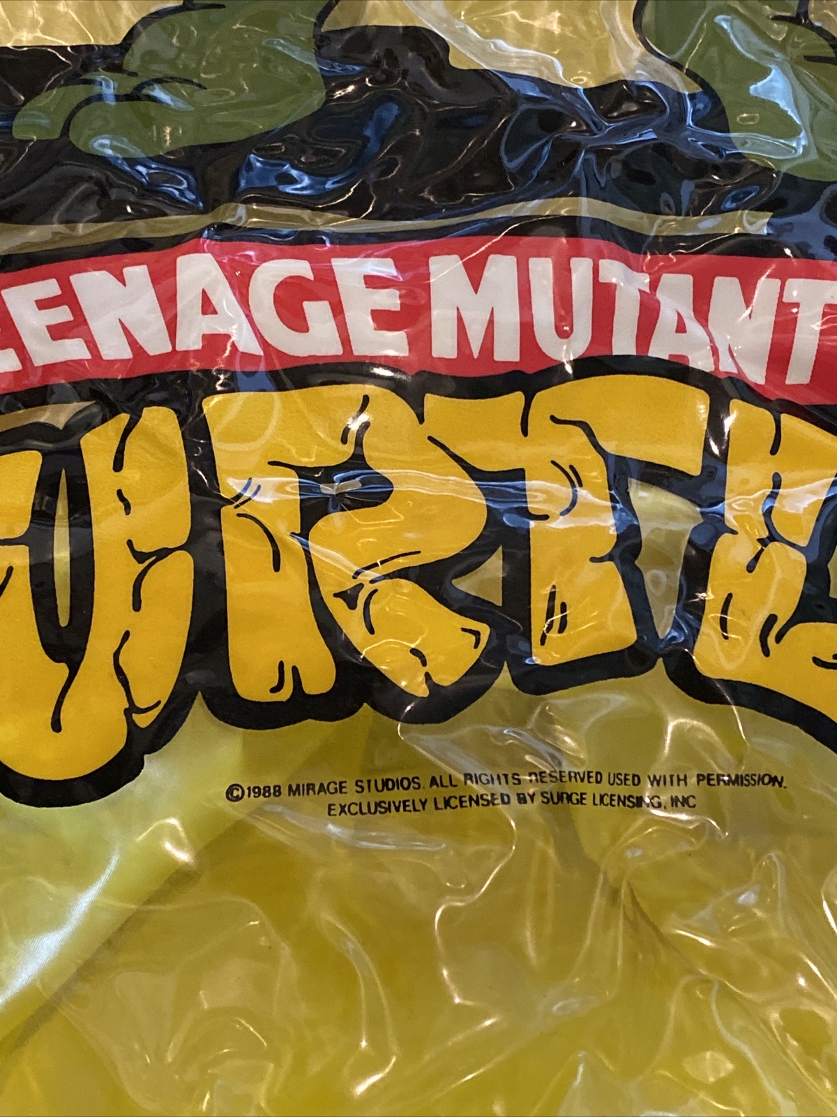 VINTAGE 1988 TEENAGE MUTANT NINJA TURTLES LEONARDO PUNCHING BAG RARE | eBay