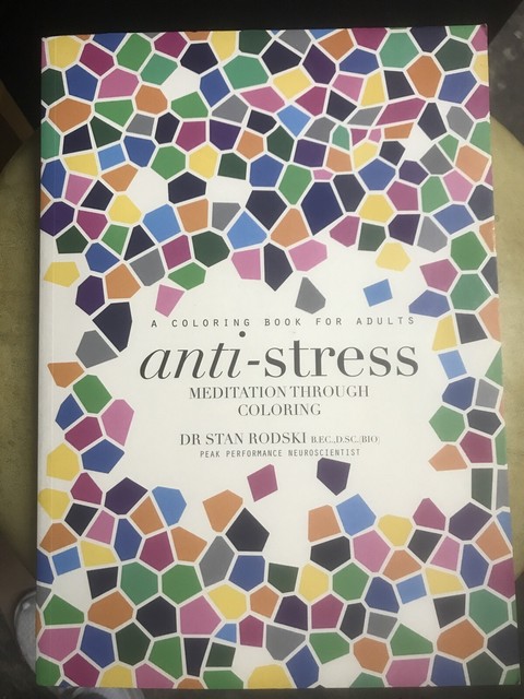 Anti-Stress : Meditation Through Coloring by Stan Rodski (2016, Trade ...