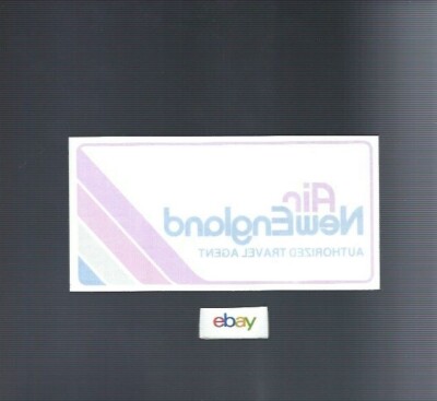AIR NEW ENGLAND AUTHORIZED TRAVEL AGENT WINDOW DECAL 1977 UNUSED | eBay