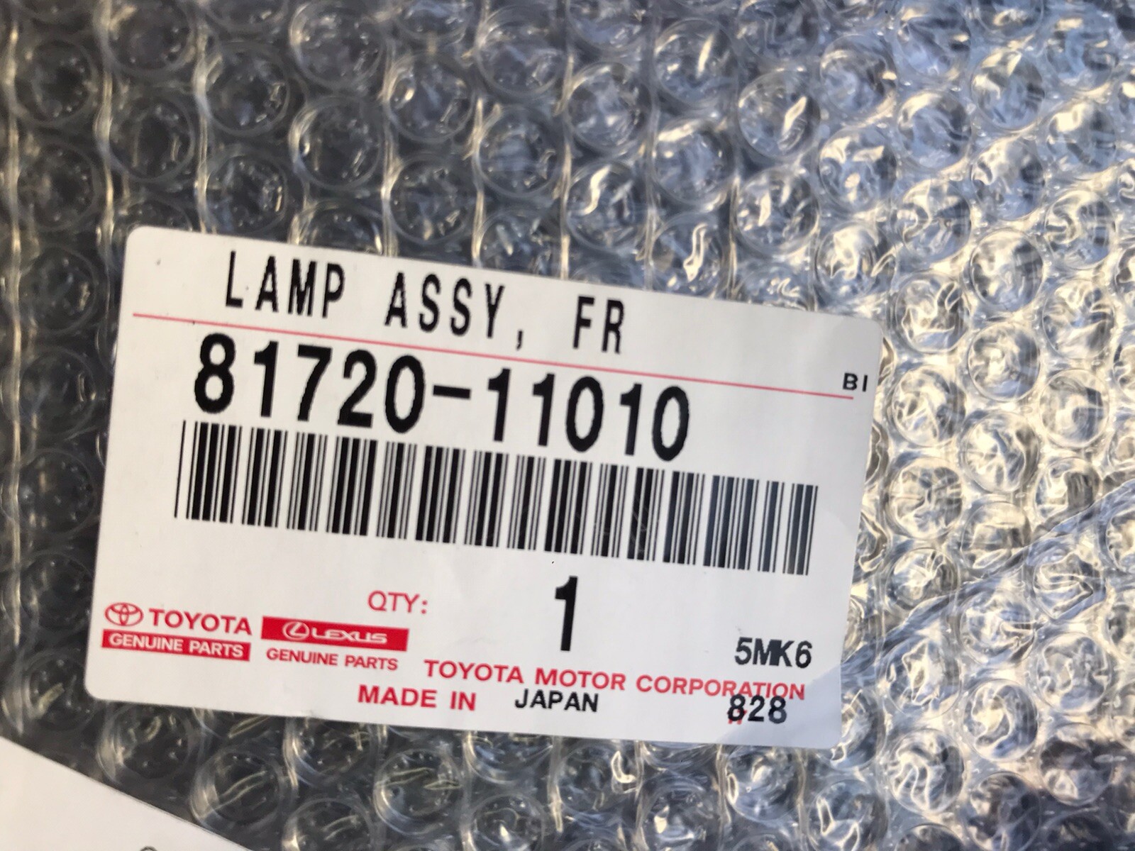 Lexus LC side marker lamps 81710-11010 and 81720-11010 | eBay