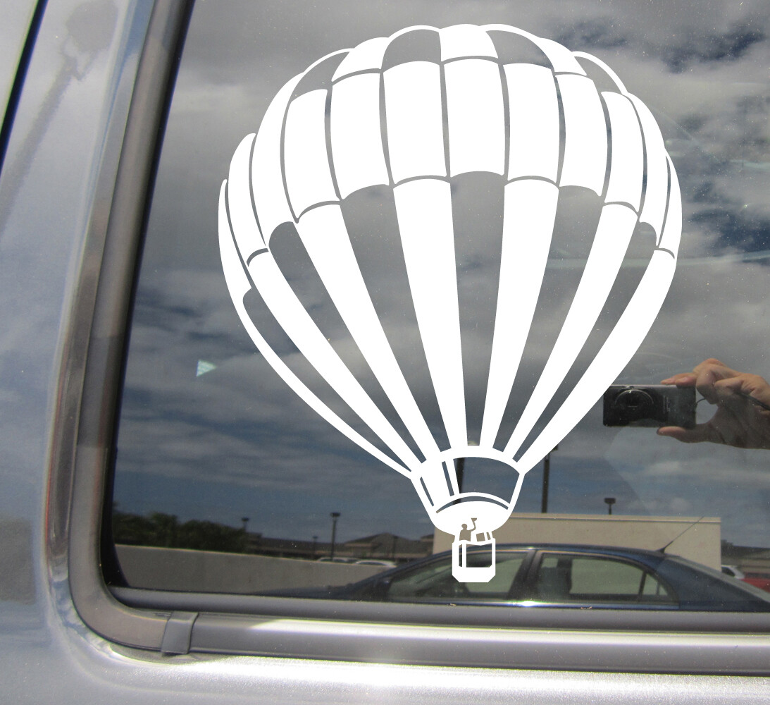 Hot Air Balloon - Car Auto Window Vinyl Decal Sticker 10151 | eBay