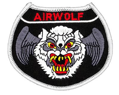 Airwolf Patch (135) 3 1/2" x 3" Embroidered Patch 14108 | eBay