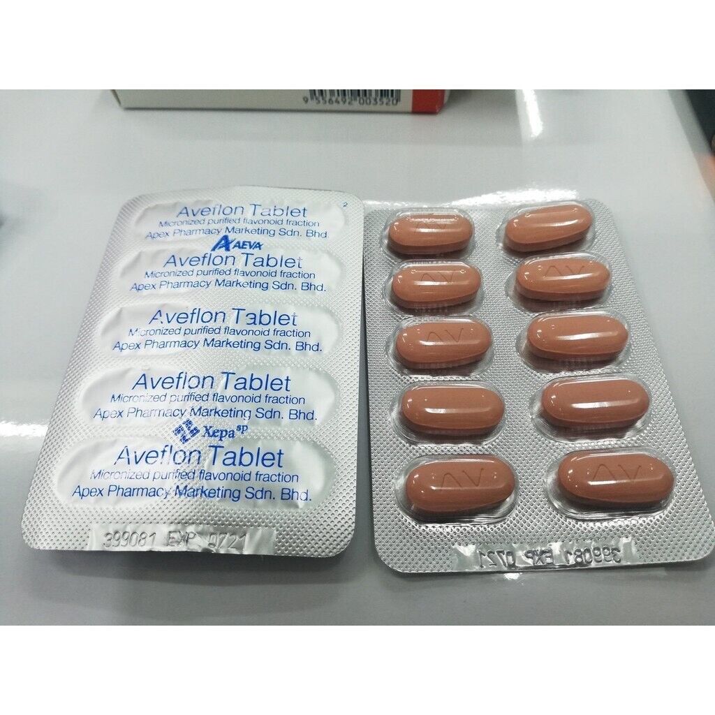 2 Boxes Aveflon 500mg 30's Treatment of Hemorrhoids/Piles - FREE ...