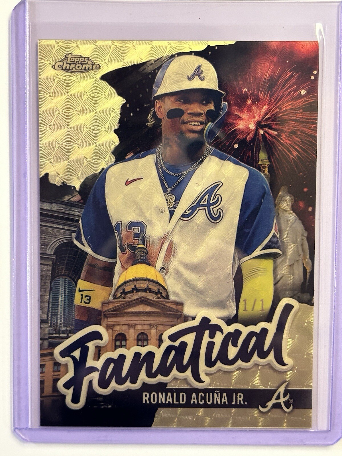 2024 Topps Chrome - Fanatical Superfractor #FAN-1 Ronald Acuña Jr. /1 ...