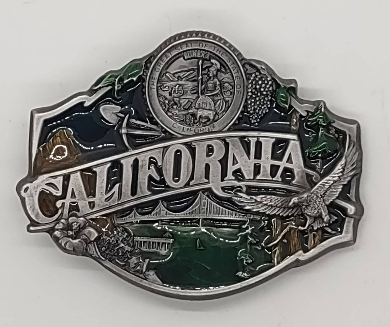 Vintage State of California Belt Buckle | eBay